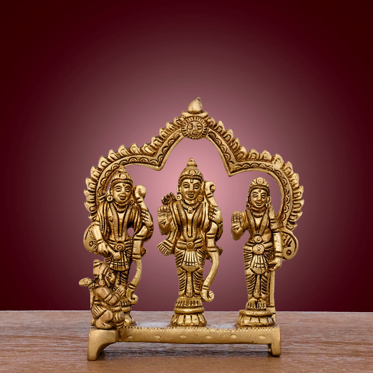 Buy Shri Ram Darbar Set | Brass Statue | Indigenite